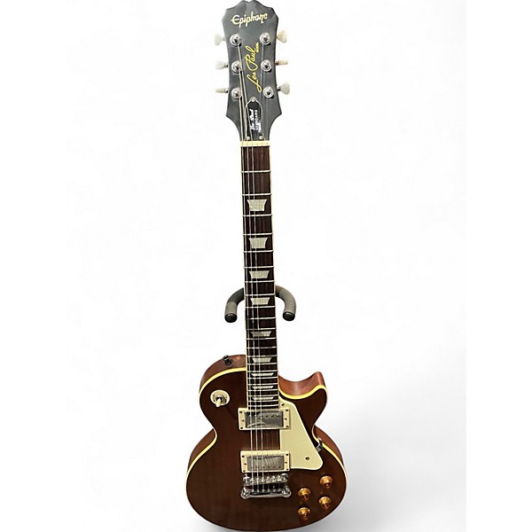 Used Epiphone Used Epiphone Les Paul Standard Worn Brown Solid Body ...