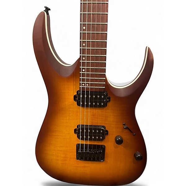 Used Ibanez Used Ibanez RGA42FM Dragon Eye Burst Solid Body Electric ...