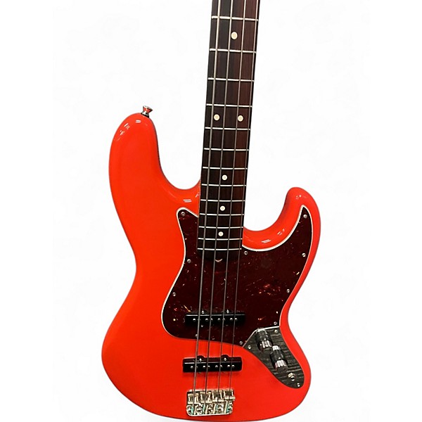Used Fender Used Fender CIJ Standard Jazz Bass Fiesta Red Electric Bass ...