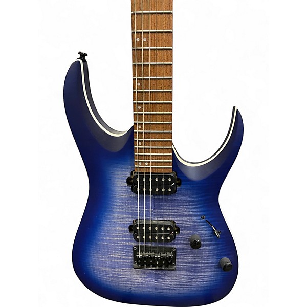 Used Ibanez RGA42FM Blue Lagoon Burst Solid Body Electric Guitar Blue ...