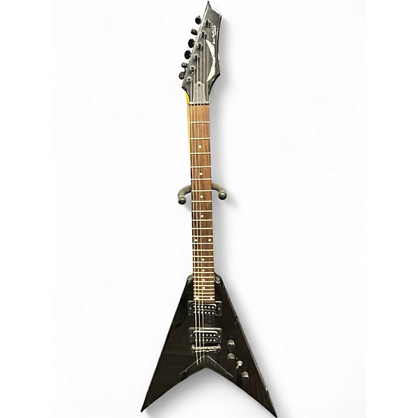 Used Dean Dave Mustaine VMNTX Black Solid Body Electric Guitar Black ...