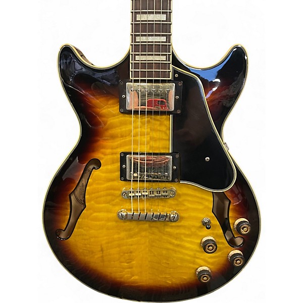 Used Ibanez Used Ibanez AM93 Artcore 2 Tone Sunburst Hollow Body ...