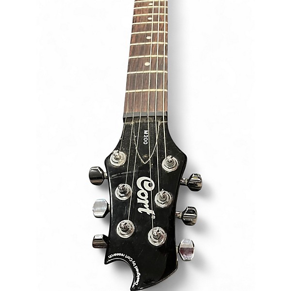 Used Cort m200 Ice Blue Metallic Solid Body Electric Guitar Ice Blue ...