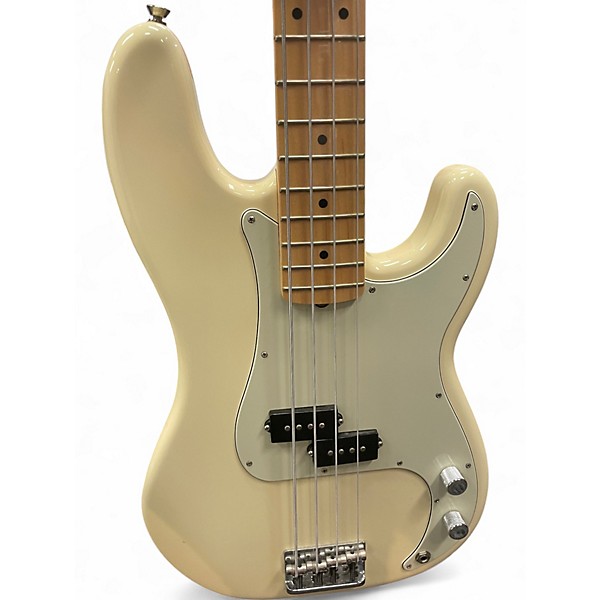 Used Fender USA PRECISION BASS WHITE Electric Bass Guitar WHITE ...