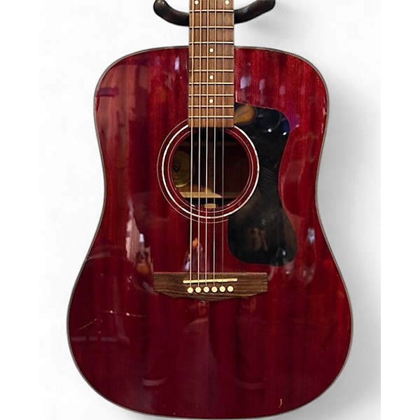 Used Guild D-125 Cherry Acoustic Guitar Cherry | Guitar Center
