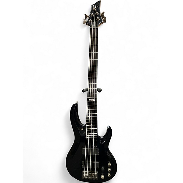 Used ESP B205 5 String Black Electric Bass Guitar Black | Guitar Center
