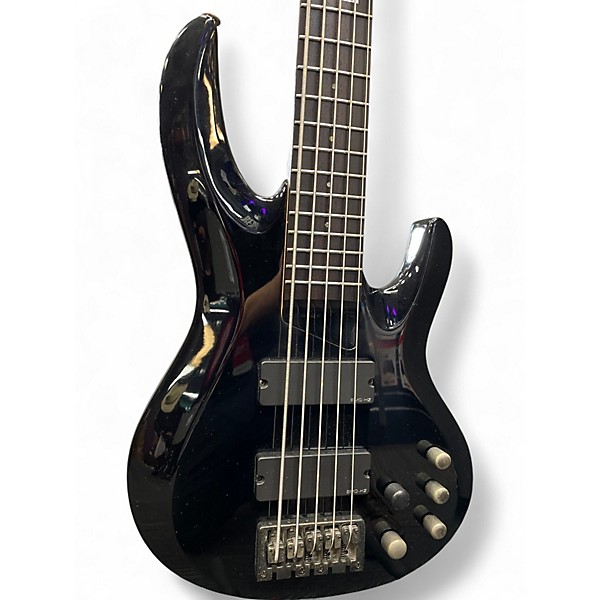 Used ESP B205 5 String Black Electric Bass Guitar Black | Guitar Center