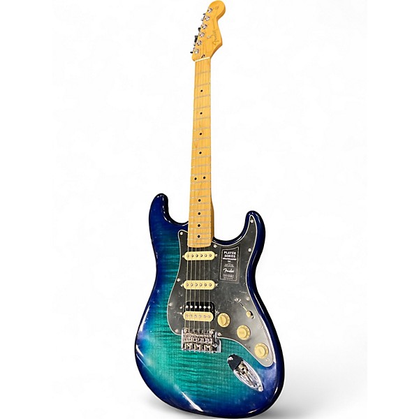 Used Fender Player Stratocaster HSS Blue Burst Solid Body Electric ...