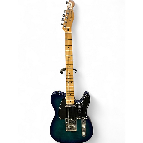 Used Fender Player Plus Telecaster Plus Top Blue Burst Solid Body ...