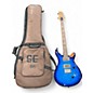 Used PRS SE Custom 24 Trans Blue Solid Body Electric Guitar Trans Blue ...
