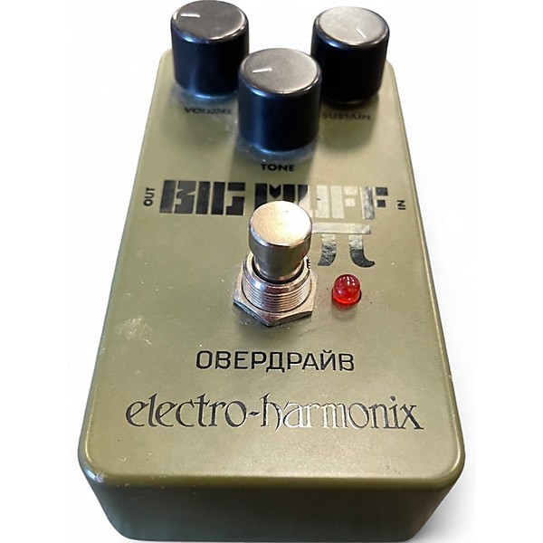Used Electro-Harmonix Green Russian Big Muff Pi Fuzz Effect Pedal ...