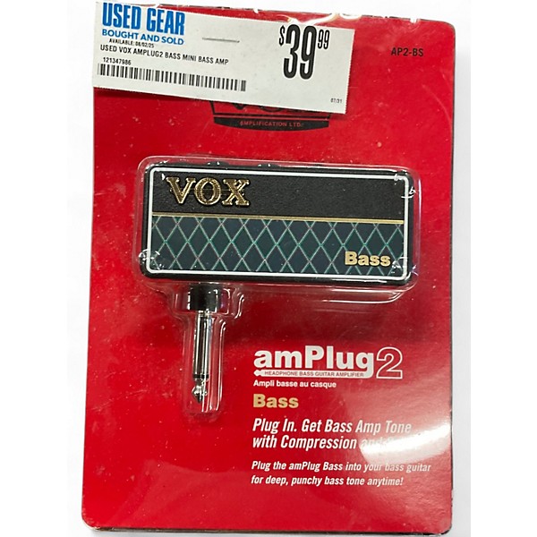 Used VOX AMPLUG2 BASS Mini Bass Amp | Guitar Center
