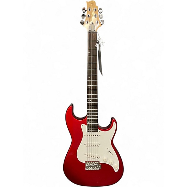 Used Greg Bennett Design by Samick MALIBU SIGNATURE SERIES Candy Apple Red Solid Body Electric ...