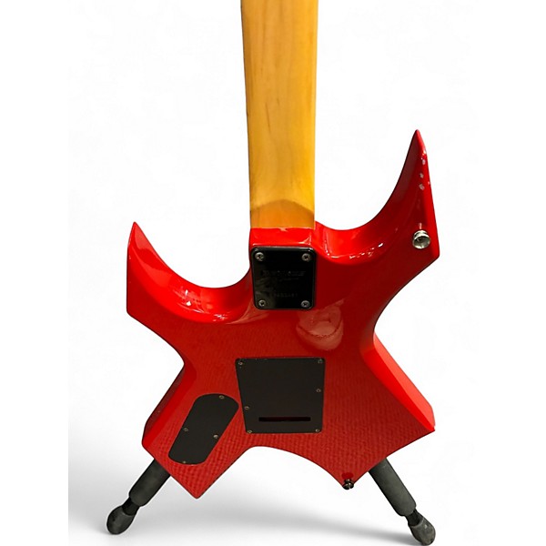 Used B.C. Rich Bronze Series Warlock Red Solid Body Electric Guitar Red | Guitar Center