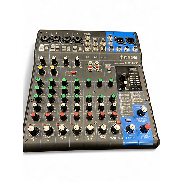 Used Yamaha MG10XU 10 Channel Mixer with Effects Unpowered Mixer ...