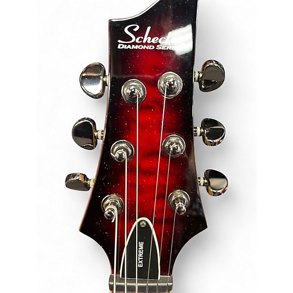 Used Schecter Guitar Research EXTREME 6 BANSHEE Red Solid Body Electric ...