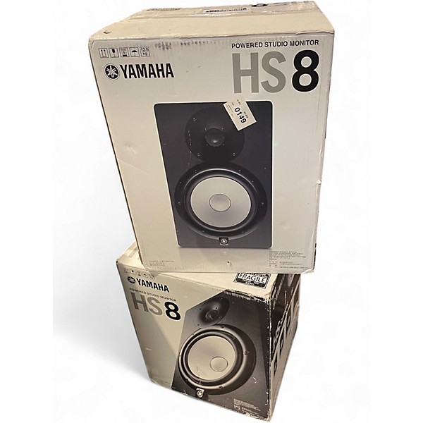 Used Yamaha HS8 Pair Powered Monitor | Guitar Center