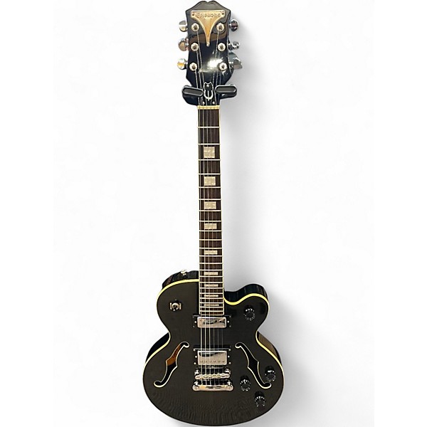 Used Epiphone ALLEY KAT TB Black Hollow Body Electric Guitar Black ...