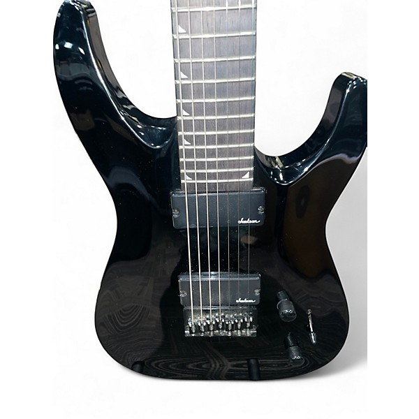 Used Jackson JS22-7 Dinky 7 String Black Solid Body Electric Guitar ...