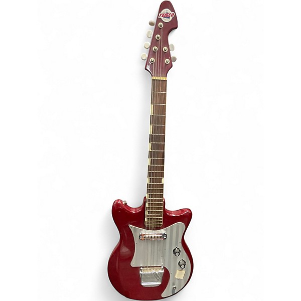 Vintage 1970s Teisco E120 RED Solid Body Electric Guitar RED | Guitar ...