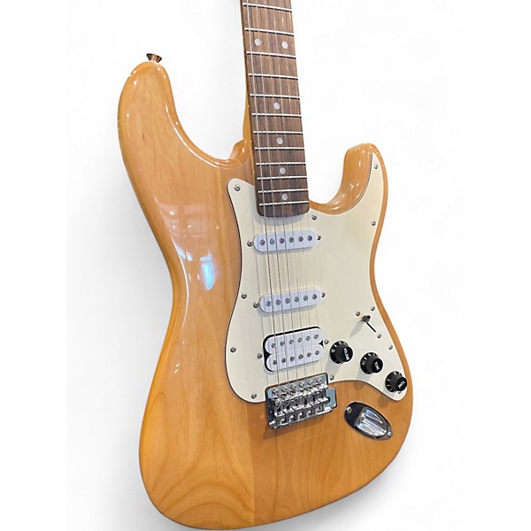 Used Squier Affinity Stratocaster Natural Solid Body Electric Guitar ...