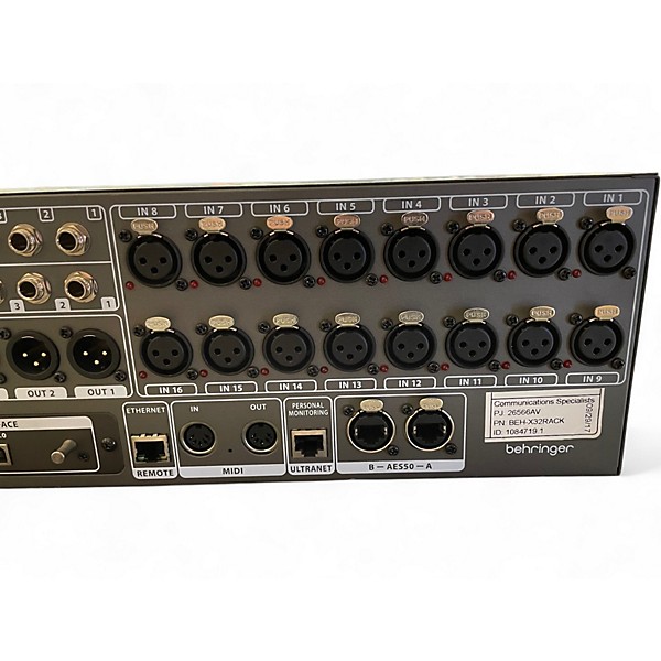 Used Behringer X32 Rack Digital Mixer | Guitar Center