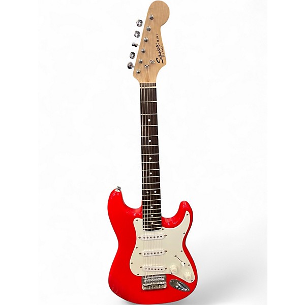 Used Squier Mini Affinity Stratocaster Red Electric Guitar Red | Guitar ...