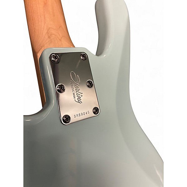 Used Sterling by Music Man STINGRAY SHORT SCALE BLUE Electric Bass ...