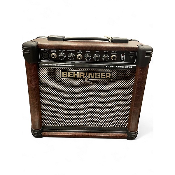 Used Behringer AT108 1X8 15W Ultracoustic Acoustic Guitar Combo Amp ...
