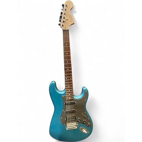 Used Squier Affinity Stratocaster Ocean Blue Solid Body Electric Guitar ...