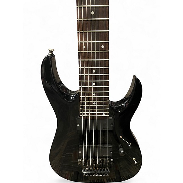 Used Ibanez RGA8BK RGA Series 8 String Black Solid Body Electric Guitar ...