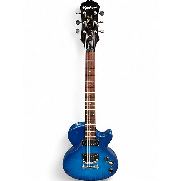 Used Epiphone Les Paul Special II Plus Trans Blue Solid Body Electric ...