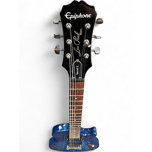 Used Epiphone Les Paul Special II Plus Trans Blue Solid Body Electric ...