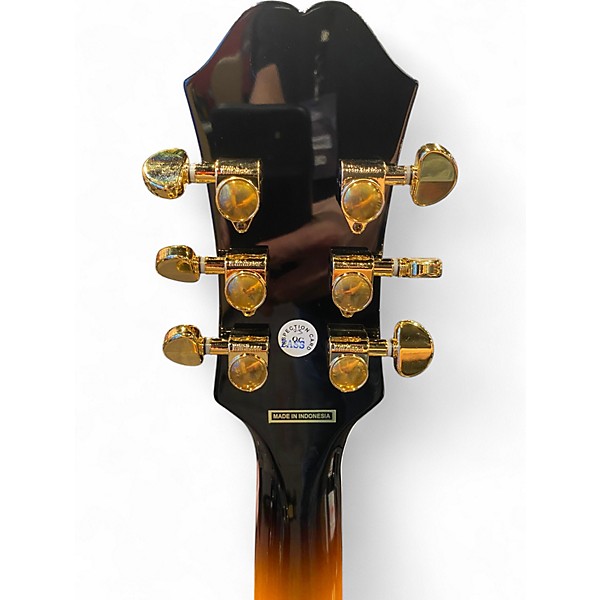 Used Epiphone J-200EC STUDIO Vintage Sunburst Acoustic Electric Guitar ...