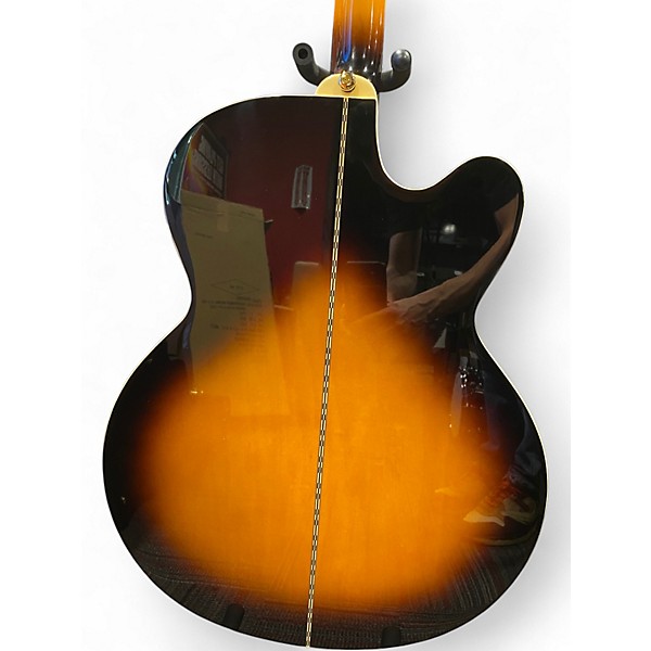 Used Epiphone J-200EC STUDIO Vintage Sunburst Acoustic Electric Guitar ...