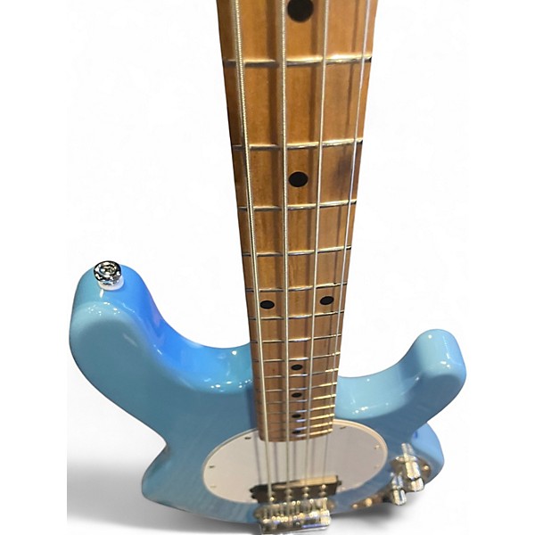 Used Sterling by Music Man Sub 4 Blue Electric Bass Guitar Blue ...