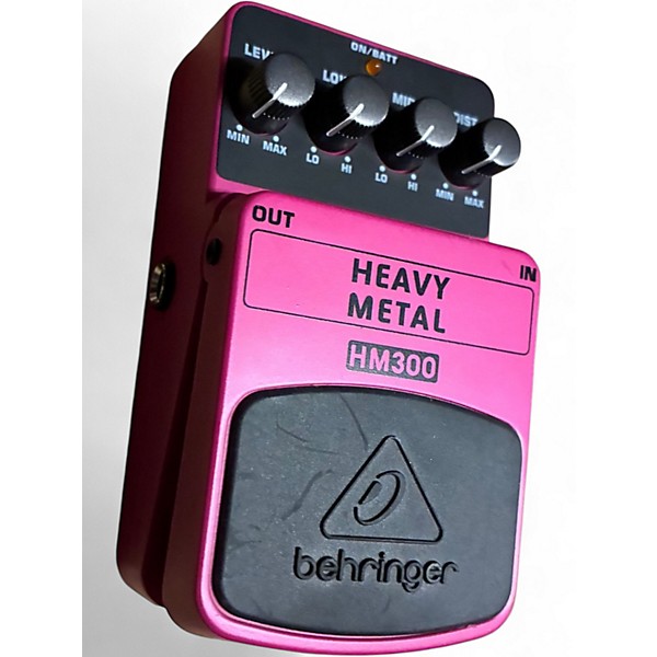 Used Behringer HM300 Heavy Metal Distortion Effect Pedal | Guitar Center