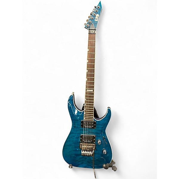 Used ESP LTD MH400 BLUE Solid Body Electric Guitar BLUE | Guitar Center