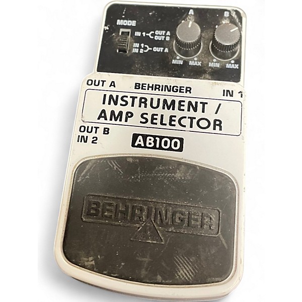 Used Behringer AB100 Instrument/Amp Selector Pedal | Guitar Center