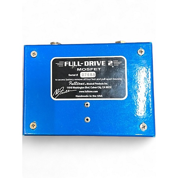 Used Fulltone FD2MOS Fulldrive 2 Mosfet Overdrive Effect Pedal | Guitar ...