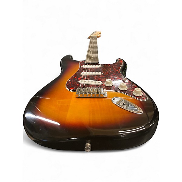 Used Squier Bullet Stratocaster 3 Tone Sunburst Solid Body Electric ...