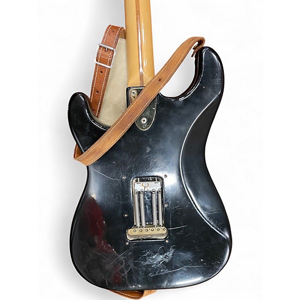 Vintage 1979 Fender Stratocaster Black Solid Body Electric Guitar Black ...