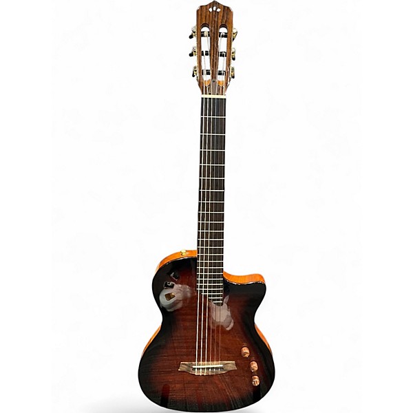 Used Cordoba STAGE 2 Tone Sunburst Classical Acoustic Electric Guitar 2 ...
