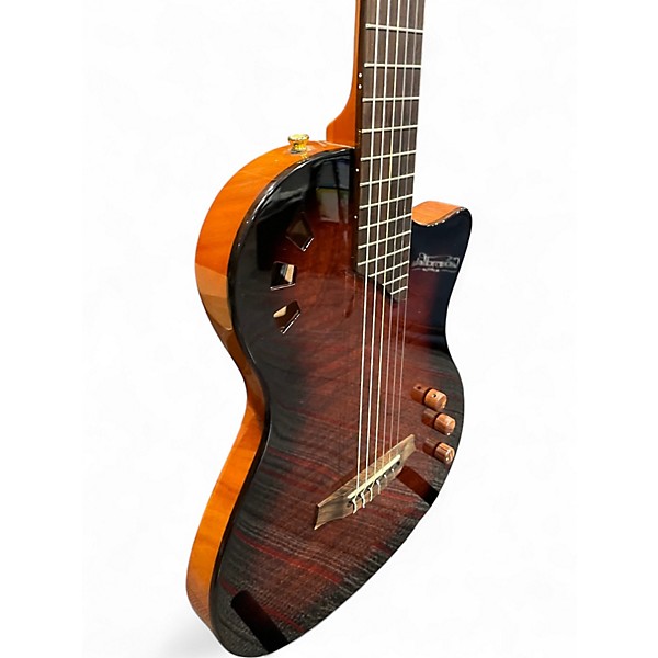 Used Cordoba STAGE 2 Tone Sunburst Classical Acoustic Electric Guitar 2 ...