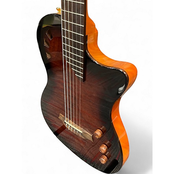 Used Cordoba STAGE 2 Tone Sunburst Classical Acoustic Electric Guitar 2 ...