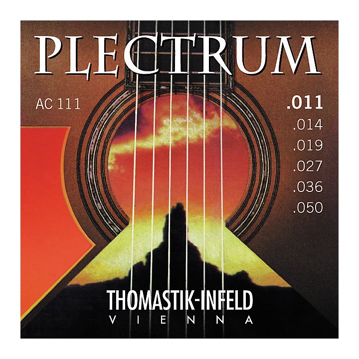 Thomastik AC111 Plectrum Bronze Acoustic Guitar Strings - Light ...