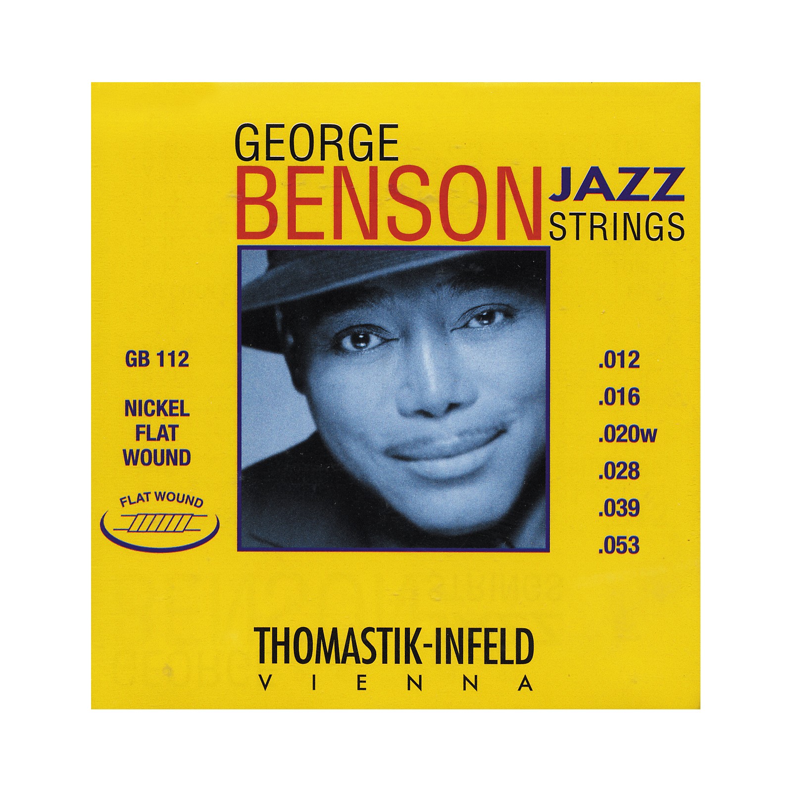 Thomastik GB112 Medium Light George Benson Custom Flatwound Guitar ...