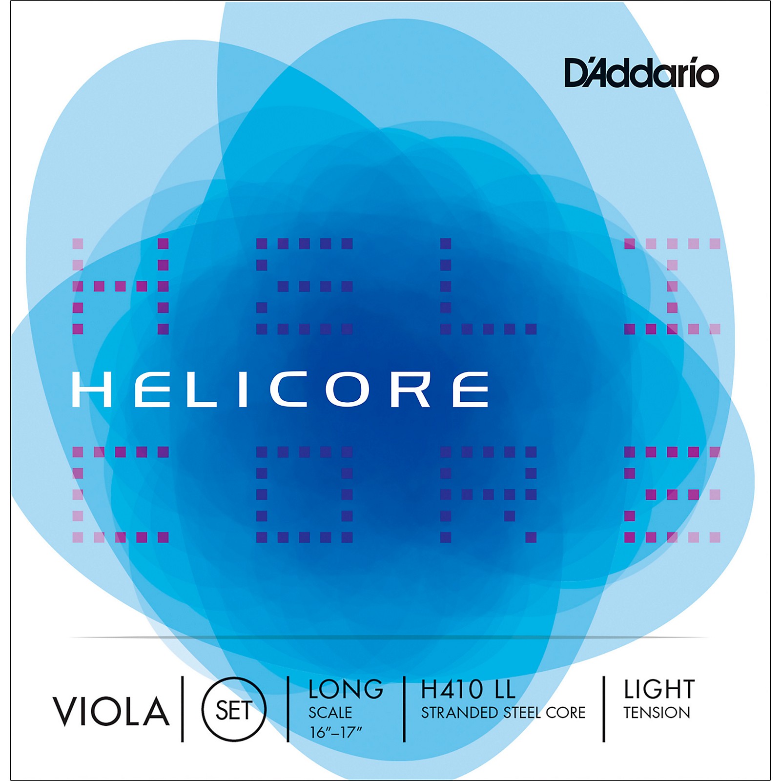 D'Addario H410 Helicore Viola String Set 16+ Long Scale Light | Guitar ...