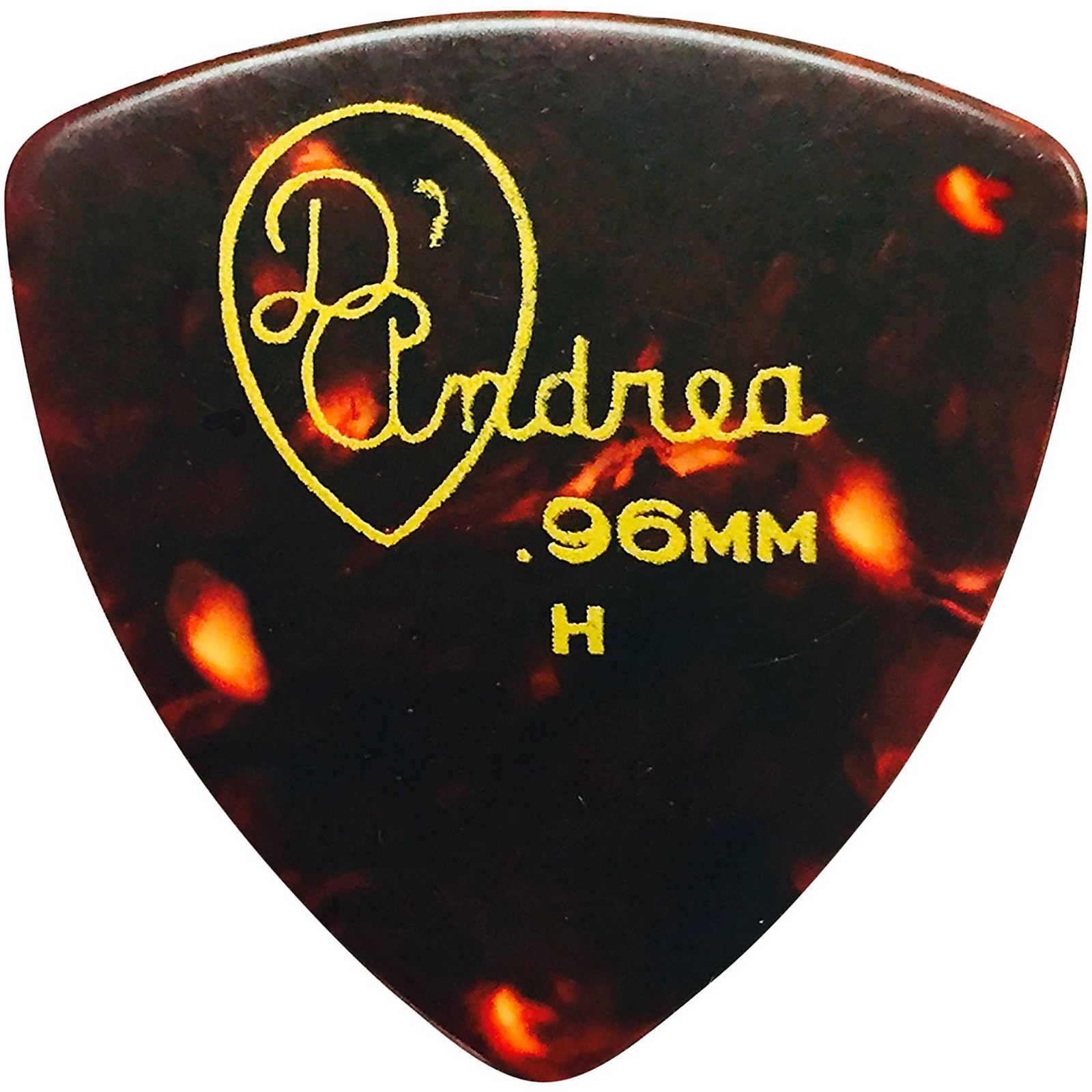 D'Andrea 346 Rounded Triangle Celluloid Guitar Picks - One Dozen Shell ...