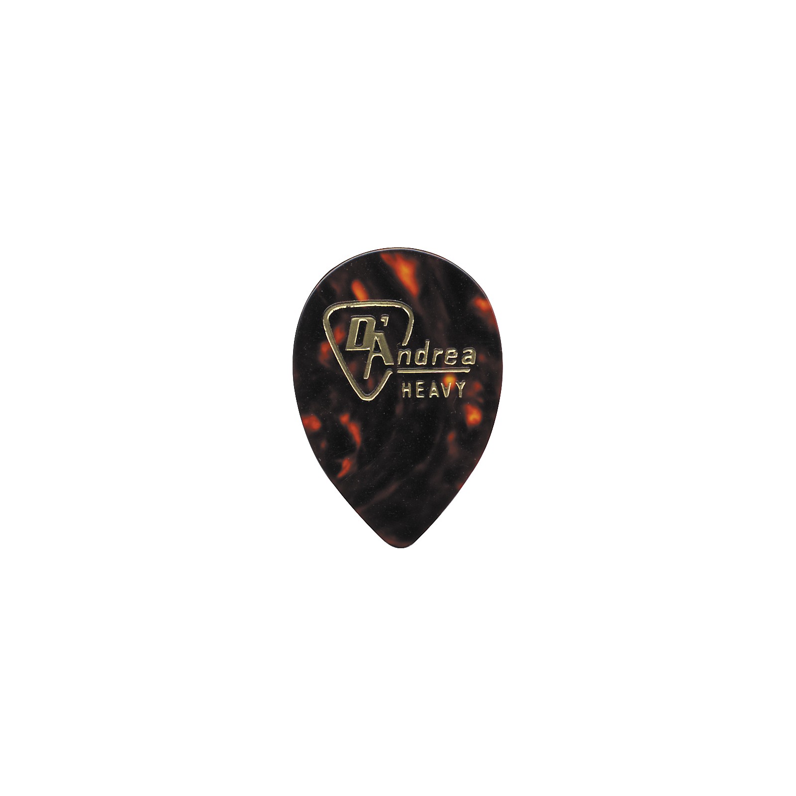 D'Andrea 358 Guitar Picks Teardrop Celluloid Jazz One Dozen Shell Heavy ...